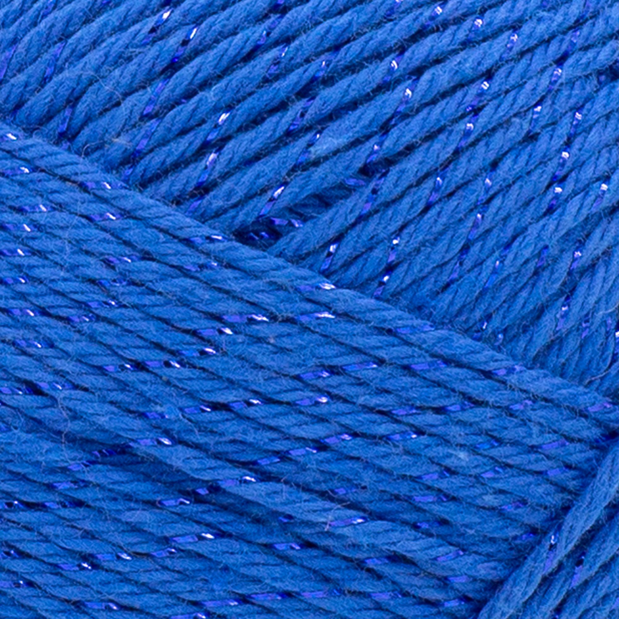 (3 Pack) Lion Brand Yarn 769-306M 24/7 Cotton DK Sparkle Yarn, Calypso ...